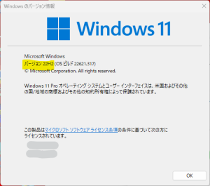 【Windows11】バージョンを22H2から23H2に最短で上げる方法 | TechNote